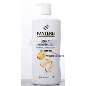 hidden camera in PANTENE shampoo bottle 32GB - Bathroom Spy Camera ...