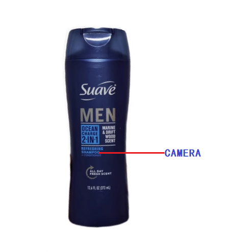 Suave Wifi Shampoo Bottle Camera 4k Spy Camera 64GB - Bathroom Spy ...