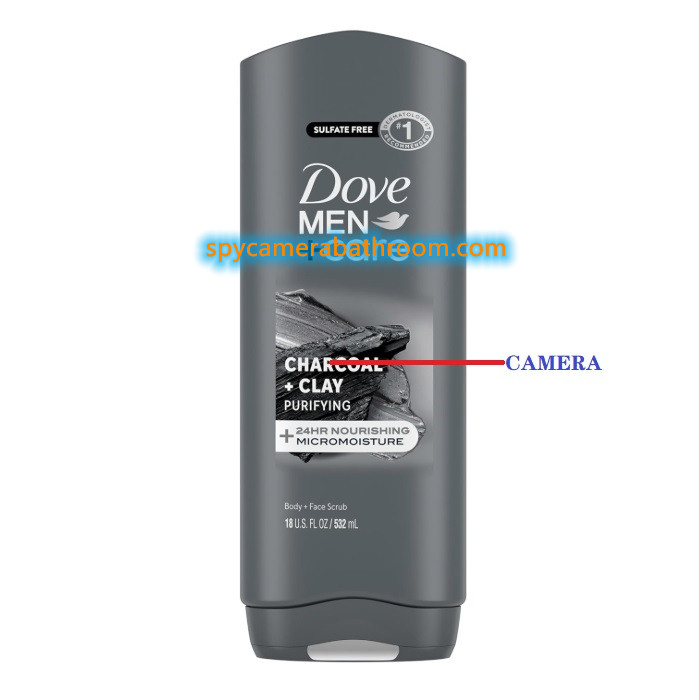 DOVE MEN SHOWER GEL HIDDEN CAMERA – 4K UHD Covert Security Recorder ...