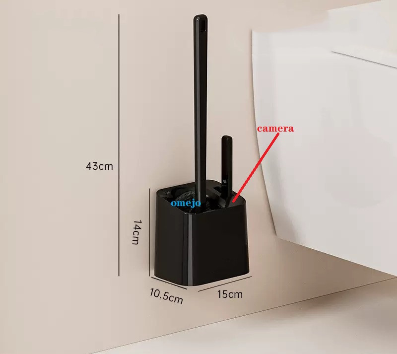Toilet Brush Hidden Camera DVR with 32GB-1080P Spy Hidden Camera ...